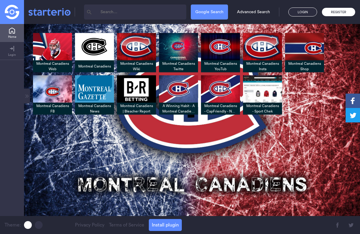 Montreal Canadiens startdesk